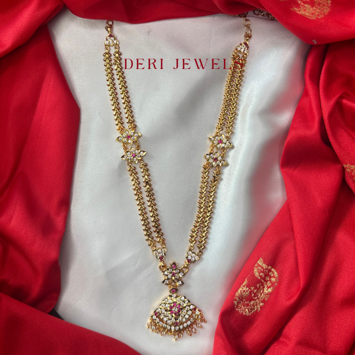 IMPON 2 LAYERED LONG CHAIN-INDIAN TRADITIONAL JEWEL-READYSTOCK IN ...