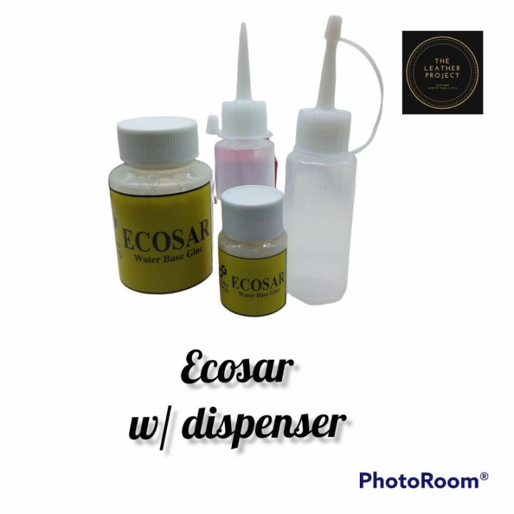 ECOSAR WATER BASE GLUE LEATHER GLUE BUNDLE WITH DISPENSER The Leather ...