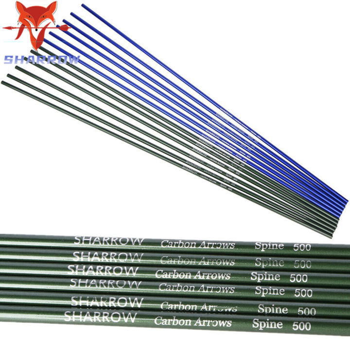 30" Carbon Arrow Shaft SP500 ID6.2mm Recurve Bow Compound Bow Shooting ...