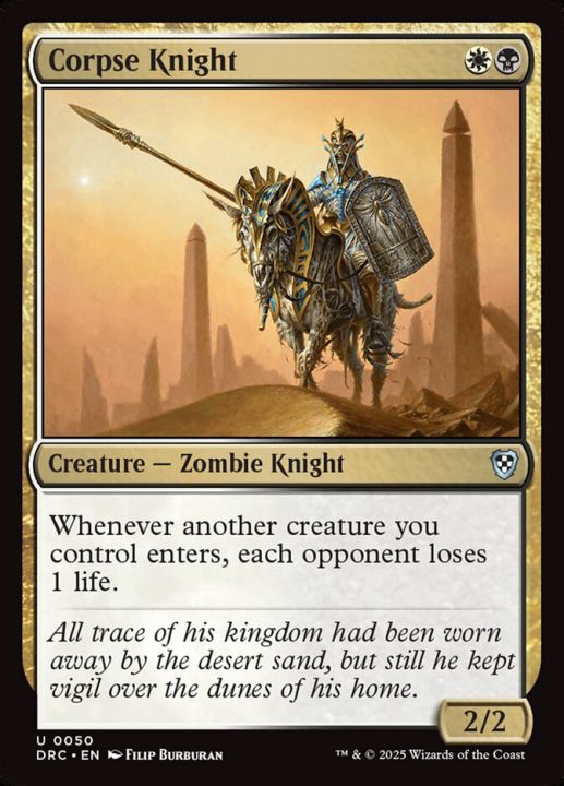 MTG Singles: Corpse Knight NM Multi DRC Commander: Aetherdrift (Magic ...