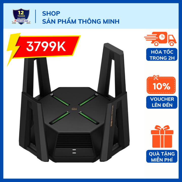 Bộ phát Wifi Router Xiaomi 10000 (BE10000) - AX9000 AIoT, Wifi 7, 3 ...
