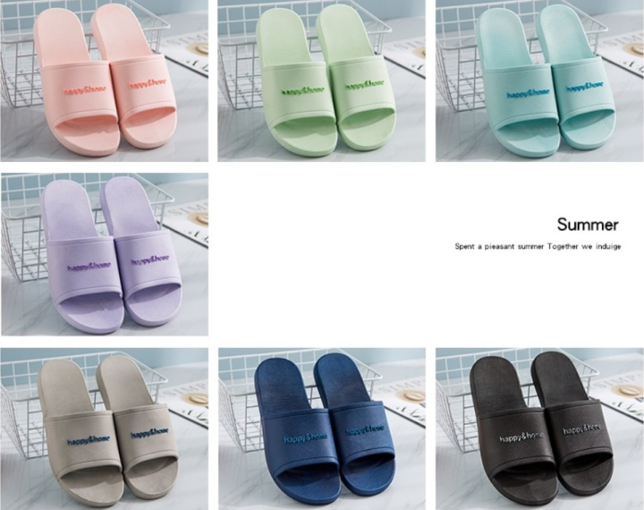 Bathroom home slipper pvc plastic thick soft bottom for men and women ...
