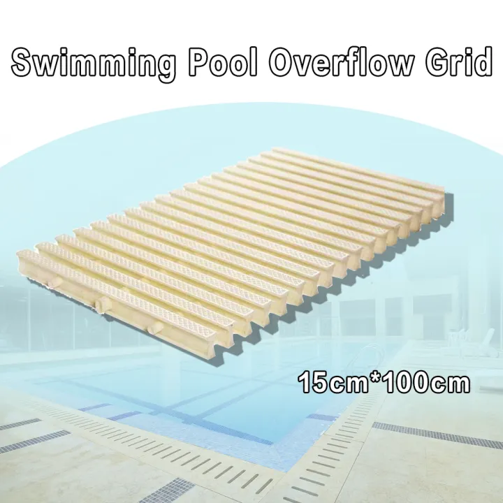 Anti-Slip Surface Swimming Pool Overflow Grid Swimming Pool Equipment ...
