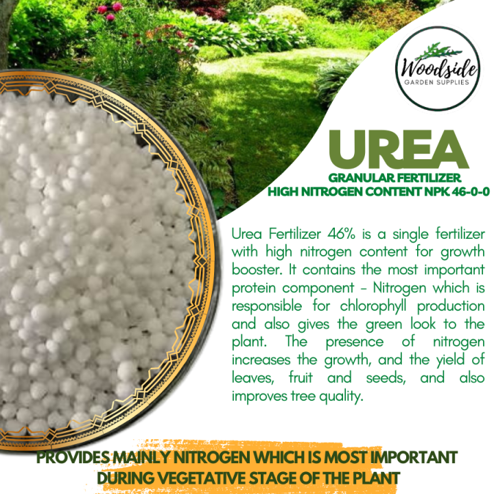 Urea Superior Nitrogen Content NPK 46-0-0 For Lush Grern Color to your ...