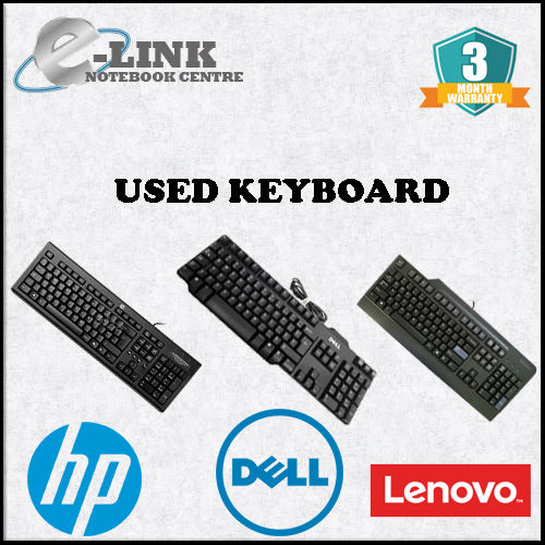 (USED) USB HP DELL LENOVO KEYBOARD | Lazada