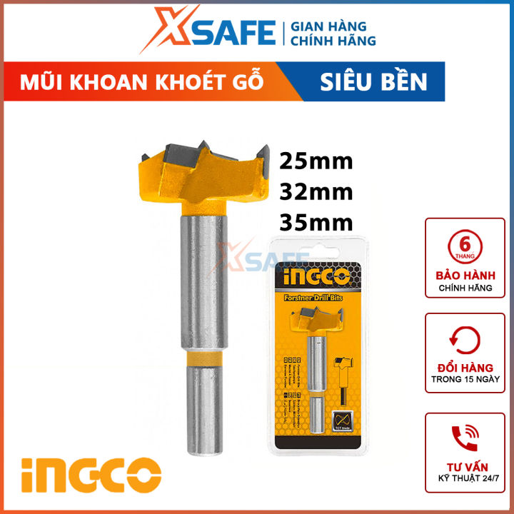 Mũi khoan INGCO ADCS2501 mũi khoan khoét gỗ có đường kính từ 25-35mm ...