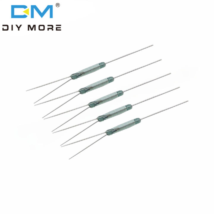 diymore 5/10PCS 4W 3 Pin 2.5 x14mm Glass Reed Relay Magnetic N/O N/C ...