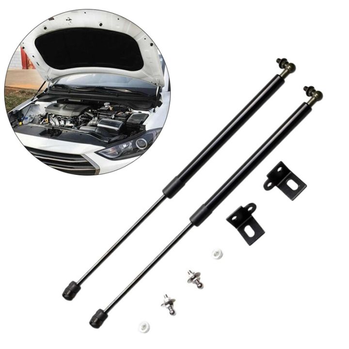 2Pcs Car Gas Shock Hood Strut Damper Front Engine Hood Support Rod ...