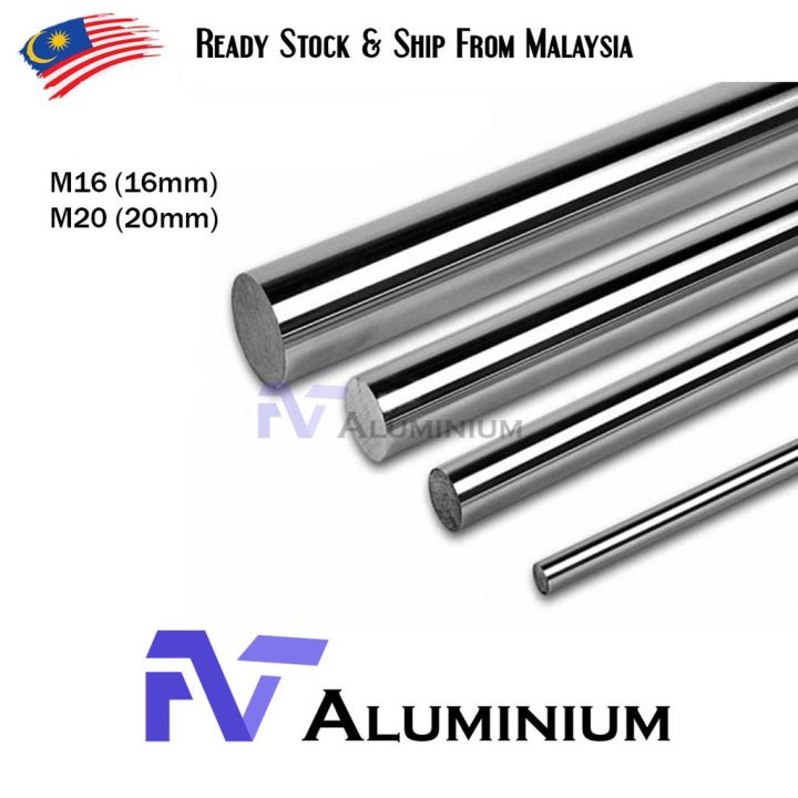 M16 M20 Hardened Linear Shaft 50cm / 100cm Chromed Plated Rod Bearing ...