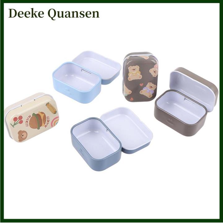 Deeke Mini Bear tin đính đồ trang sức đồng xu hộp tinplate lưu trữ ...
