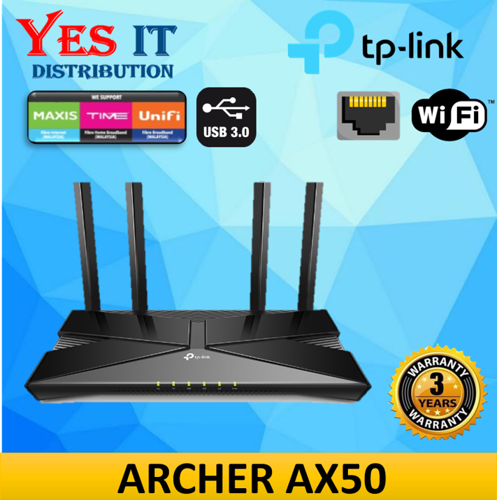 TP-Link Archer AX50 / AX53 / AX55 / Archer Air R5 Wi-Fi6 GIG+ Dual Band ...