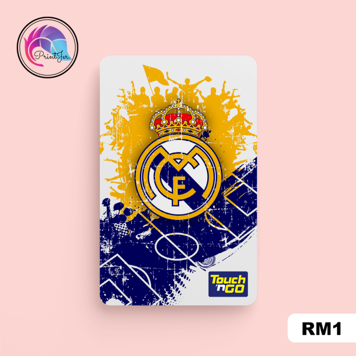 REAL MADRID FC ( SERIES 1 ) - Touch n Go Card Sticker Cover (Waterproof ...