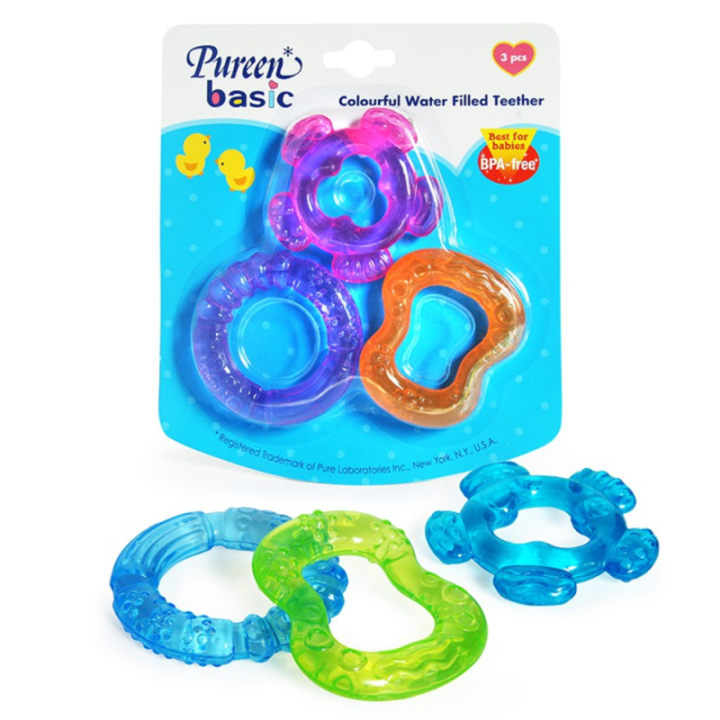 Pureen Colourful Water Filled Teethers | Lazada