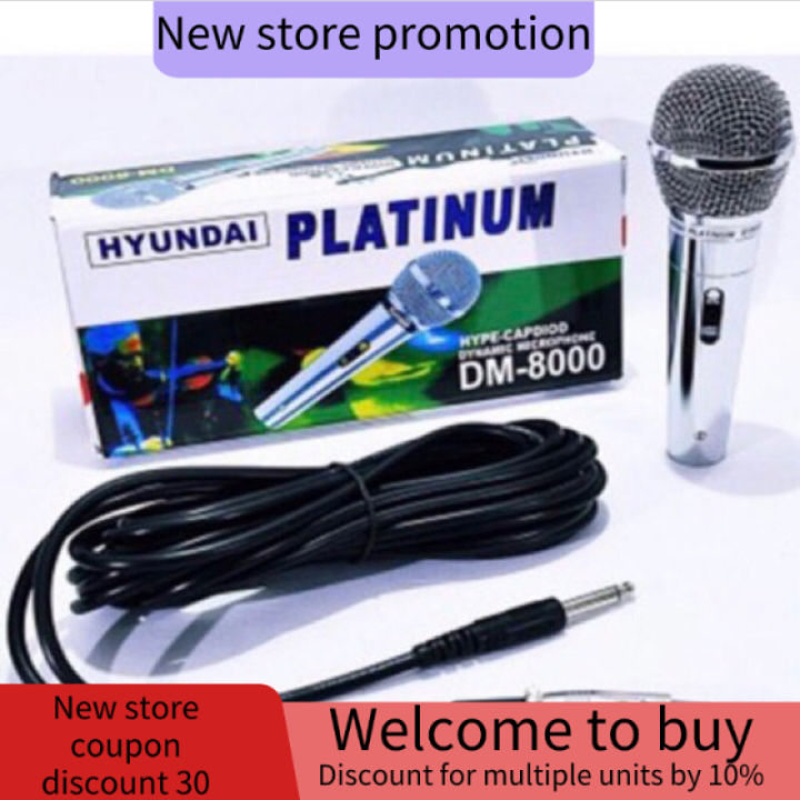 Hyundai Platinum DM-8000 Professional Dynamic Microphone | Lazada PH