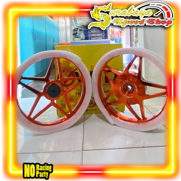 VND Velg Tipe V-SPEED V1 Alumunium CNC Model Kingspeed Ukuran 185 215 ...
