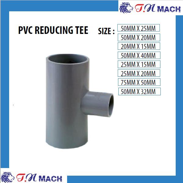 Pvc Fitting Pvc Connector Pvc Reducing Tee Lazada