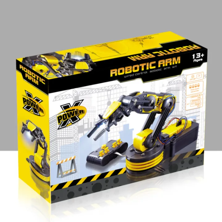 [SG SELLER] DIY Robotic Arm Wired Control Robot Multifunctional ...