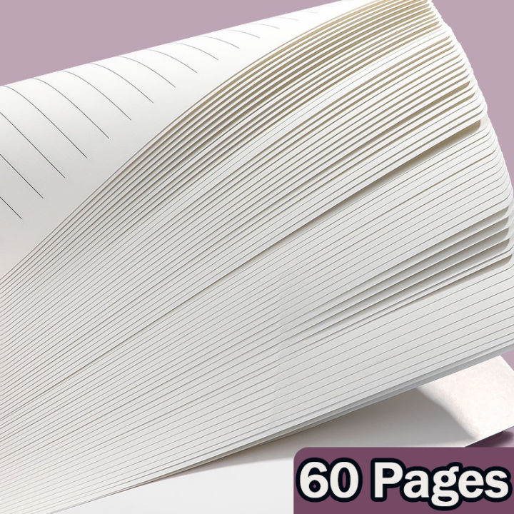 4PCS/Set A5 Spiral Spring Notebook 60 Sheets Aesthetic Notebook Line ...