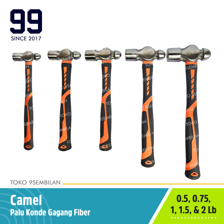 Camel Palu Konde Kecil 0.5 Lb Grip Karet Ball Hammer 0.5Lb 0,225kg ...