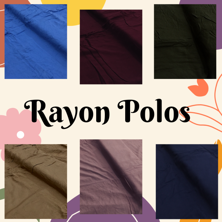 (Harga Per Setengah Meter) Bahan Kain Rayon Polos Furing Lebar 150cm ...
