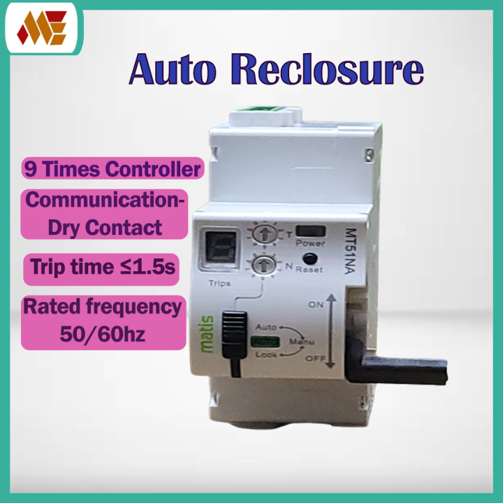 Matis MT51NA Miniature Circuit Breaker MCB Auto Recloser (Auto Turn On ...