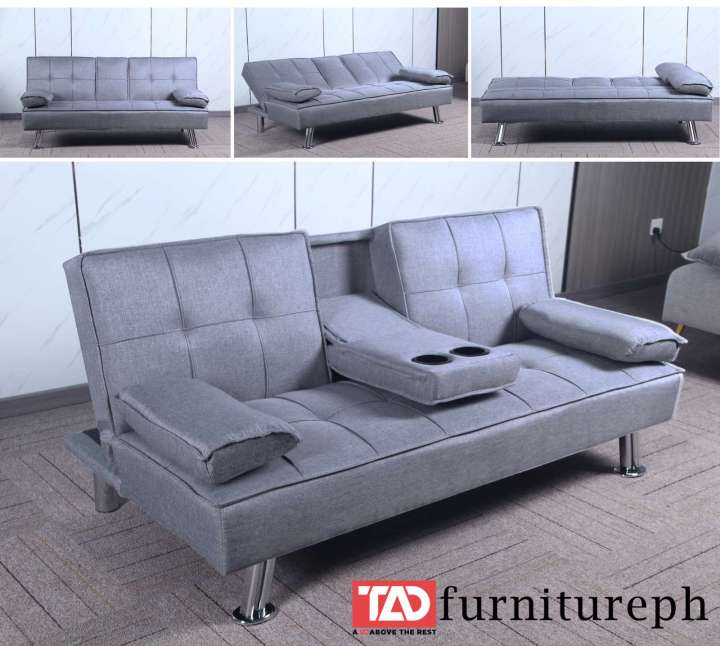 TAD SF21 SOFA BED (LIGHT GRAY FABRIC, LIGHT BROWN FABRIC, BLACK FABRIC ...