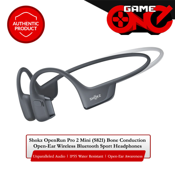 Shokz OpenRun Pro 2 Mini (S821) Bone Conduction Open-Ear Wireless Bluetooth Sports Headphones ...
