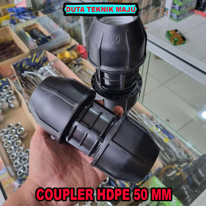 Fitting Pipa HDPE Straight Coupler Ukuran 50 × 50 MM 1-1/2" Inch ...