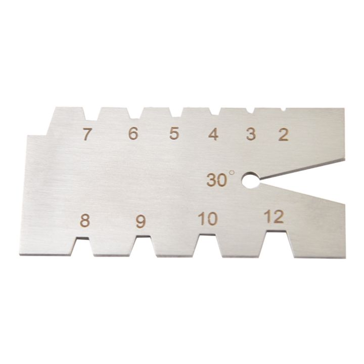 Thread Gauge Lathes Measuring Tool Stainless Steel Cutting Angle Gage ...