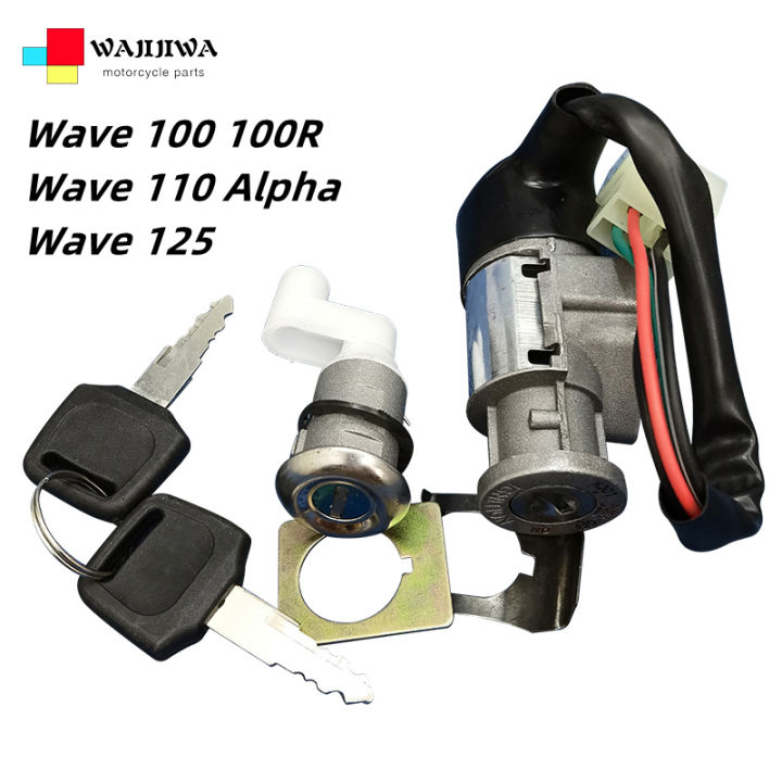 Wave 100 100R Wave 110 Alpha Motorcycle Wave125 Seat Lock Ignition ...