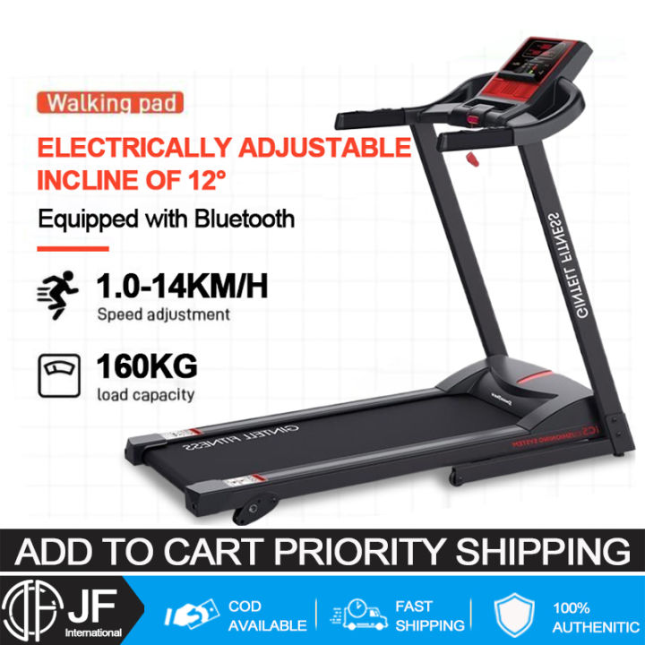 Wireless Bluetooth electric folding treadmill small construction ...