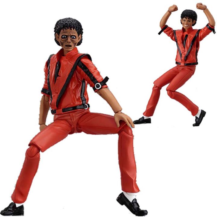 Figma 096 Michael Jackson Action Figure Thriller MJ Classic Look Model ...