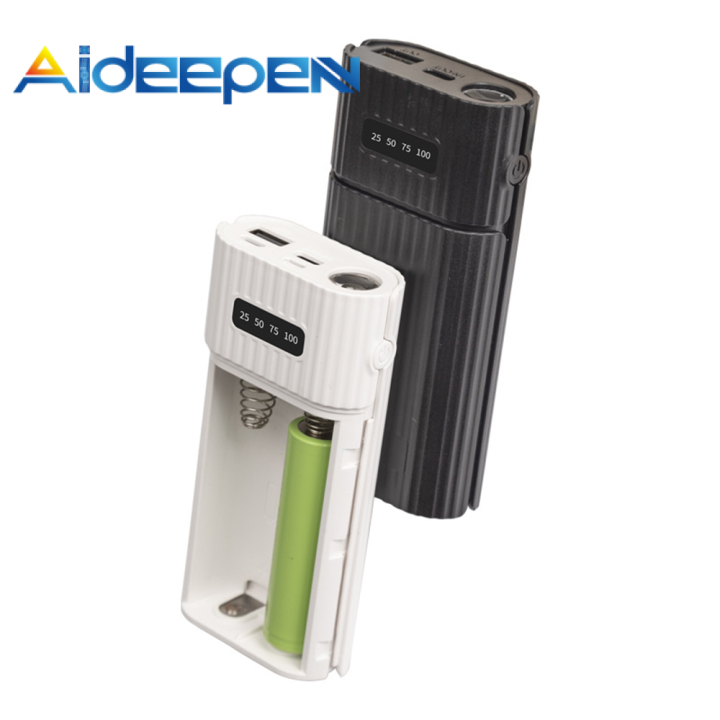 Aideepen 18650 21700 DIY Power Bank Box No Soldering PD Multi-protocol ...
