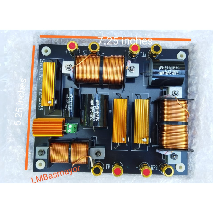 PA2528 Professional PA Speaker Passive Crossover 2 low and 1 treble ...