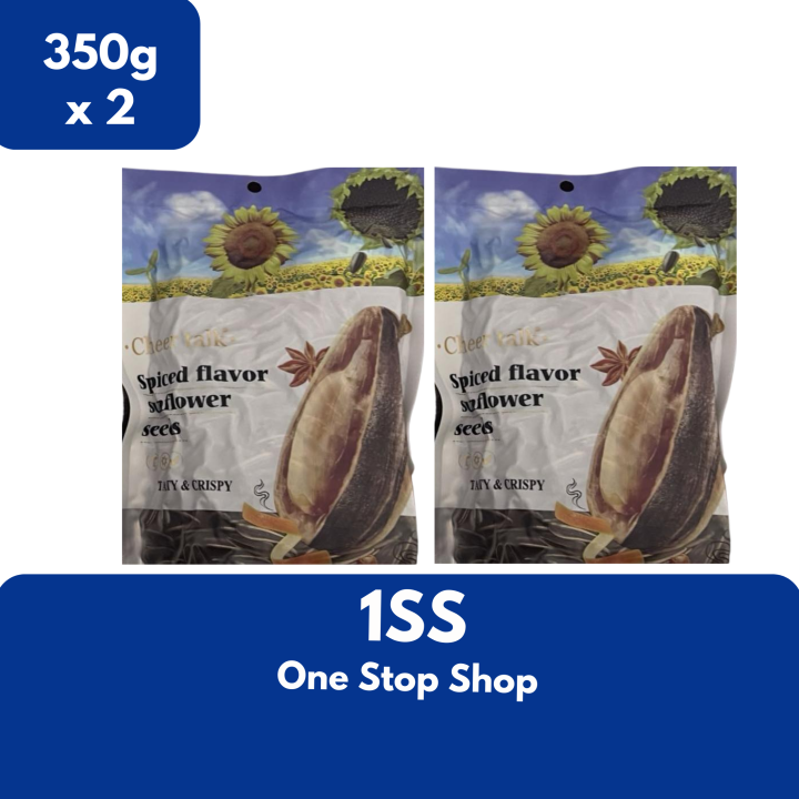 Cheer Talk Spiced Sunflower Seeds, 350g x 2 | Lazada PH
