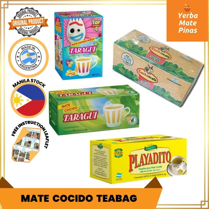 Yerba Mate Tea Bags/Cocido, Herbal Tea Energy Drink for healthy ...
