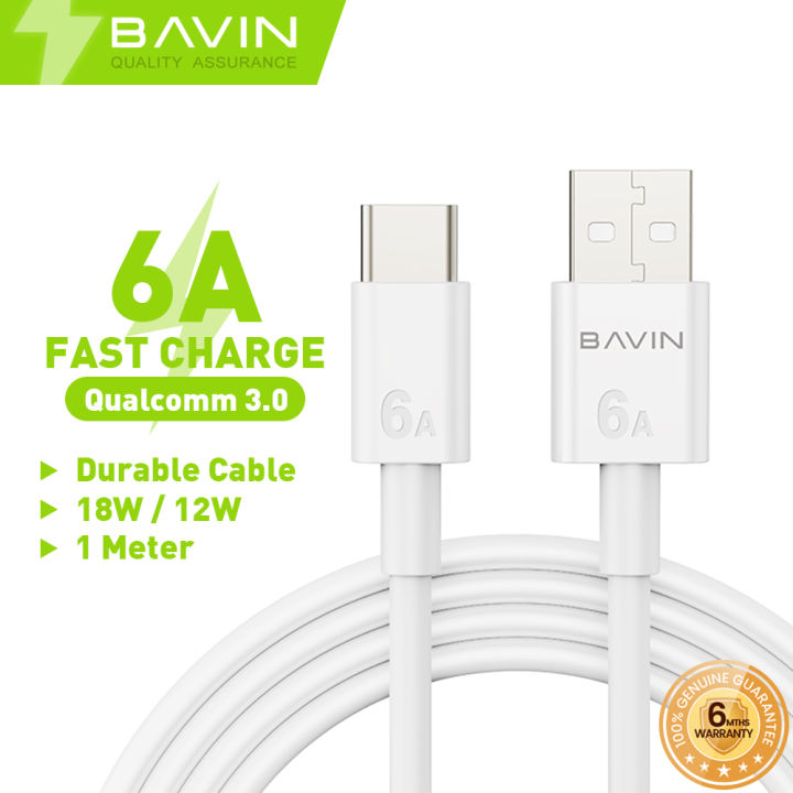 Original BAVIN CB294 6A Super Fast Charging 18W 12W Qualcomm 3.0 USB ...