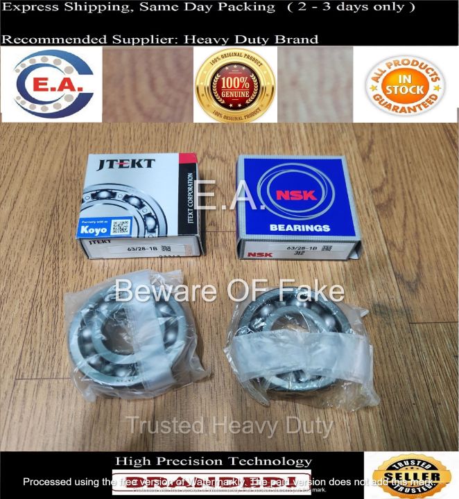 ORIGINAL KOYO/NSK JAPAN 63/28 - 1B Special Segunial Raider 150 ...