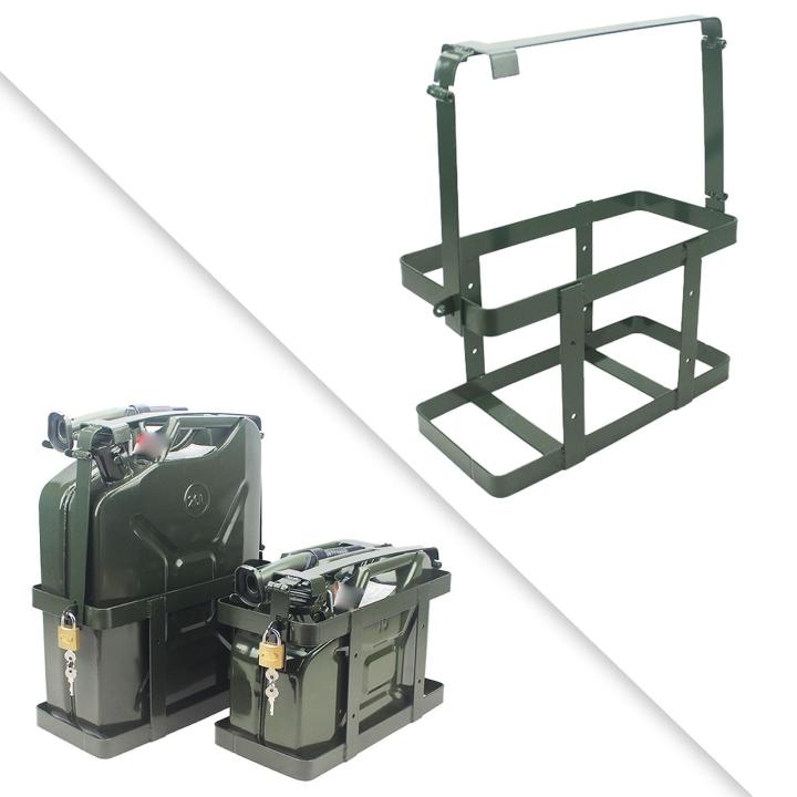 SunnE Jerry Gas Can Holder Rack Heavy Duty Fuel Tank Container 20L ...