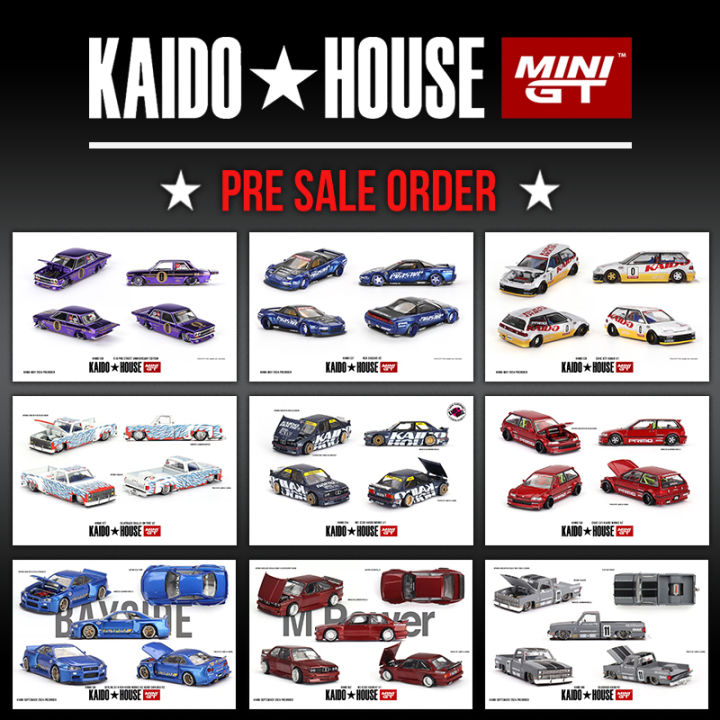 Presale Kaido House 1:64 Skyline GTR R34 NSX M3 CIVIC 510 R33 Openable ...