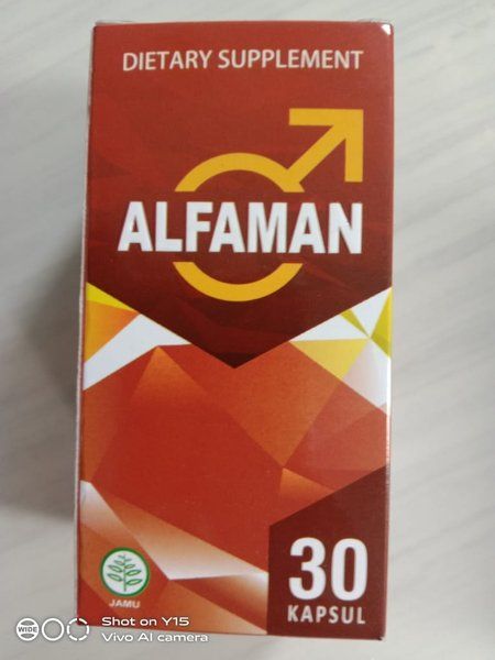 ALFAMAN Obat Herbal Stamina Pria Dewasa Kuat Tahan Lama Alfa Man ...