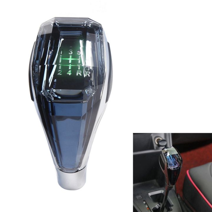 Car Universal LED Crystal Handles Manual Transmission Gear Shift Knob ...