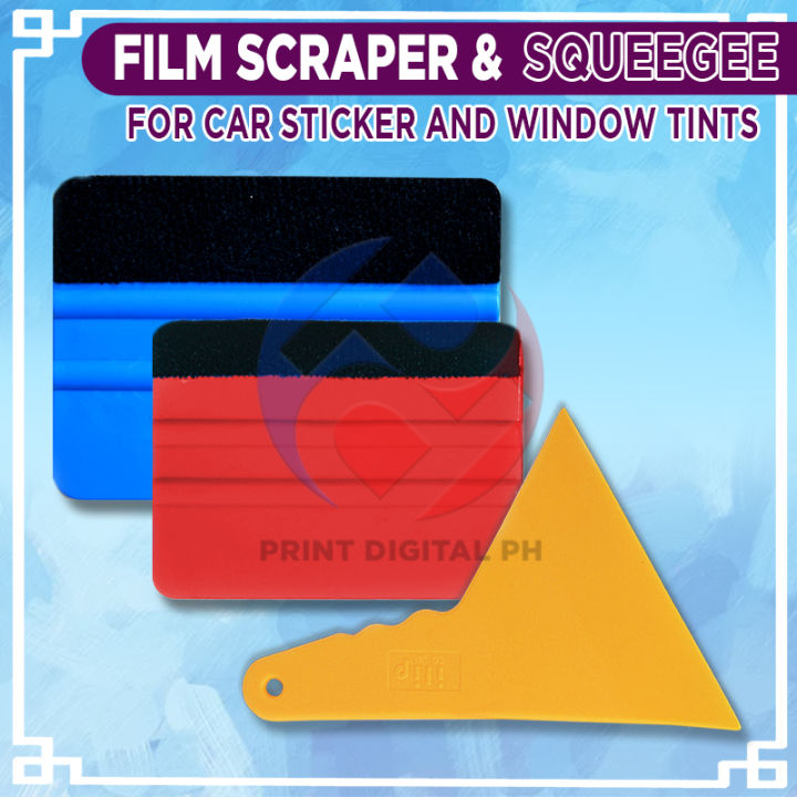 Print Digital Squeegee and Triangular Film Scraper for Car Sticker ...