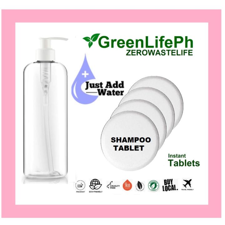 Instant Shampoo Tablets Green Life Ph Zerowaste | Lazada PH