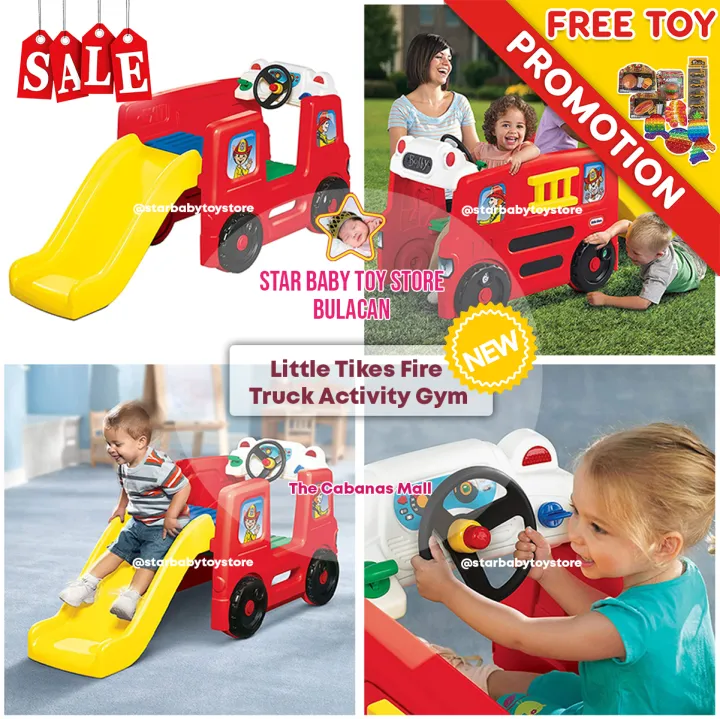 Star Baby Little Tikes Fire Truck Activity Gym for Kids | Lazada PH