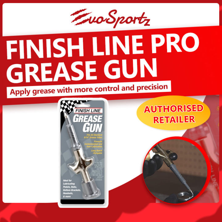 Finish Line Pro Grease Gun | Ergonomic Long Tip Bike Grease Gun ...