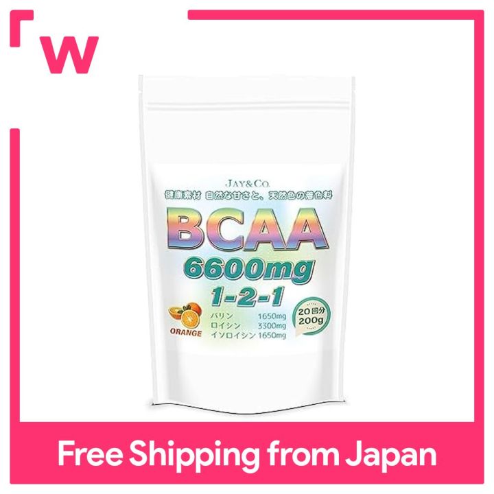 JAY&CO. (Naturally Sweet and Naturally Colored) BCAA 6600mg 1-2-1 Domestically Manufactured ...