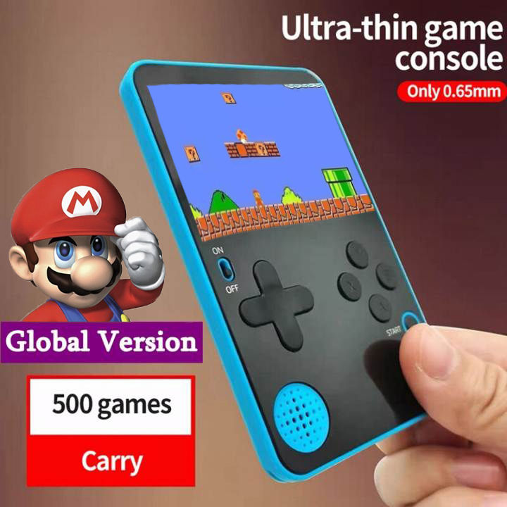 🎮[Total 500 games] Handheld electronic game console Ultra-thin portable ...