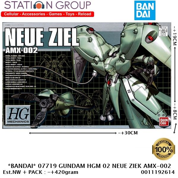 BANDAI 07719 GUNDAM HGM 02 NEUE ZIEL AMX-002 - GUNPLA MODEL KIT ...