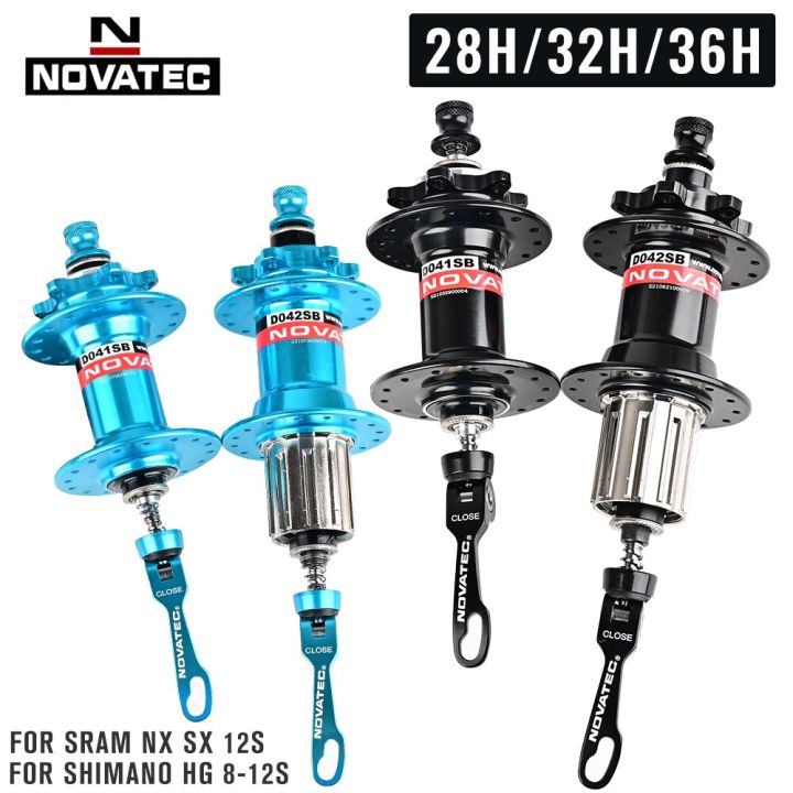 Novatec Hub D041SB/D042SB MTB Bicycle Hub Front/Rear Quick Release ...